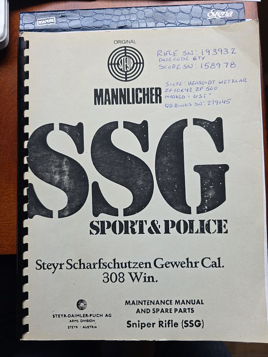 Steyr SSG 69"issue: ammo? ZF 69 6x42 sight | Gunboards Forums