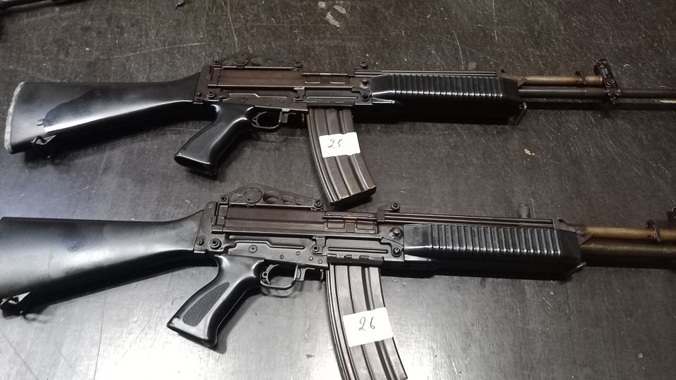 So they walk in with this special STONER M63 for sale, with a ...