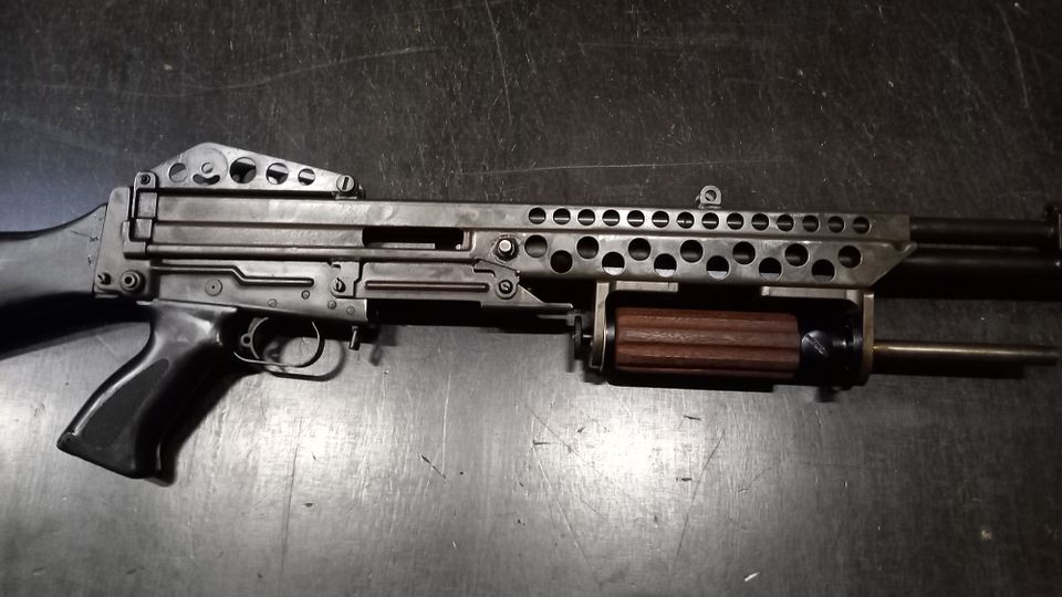 So they walk in with this special STONER M63 for sale, with a ...