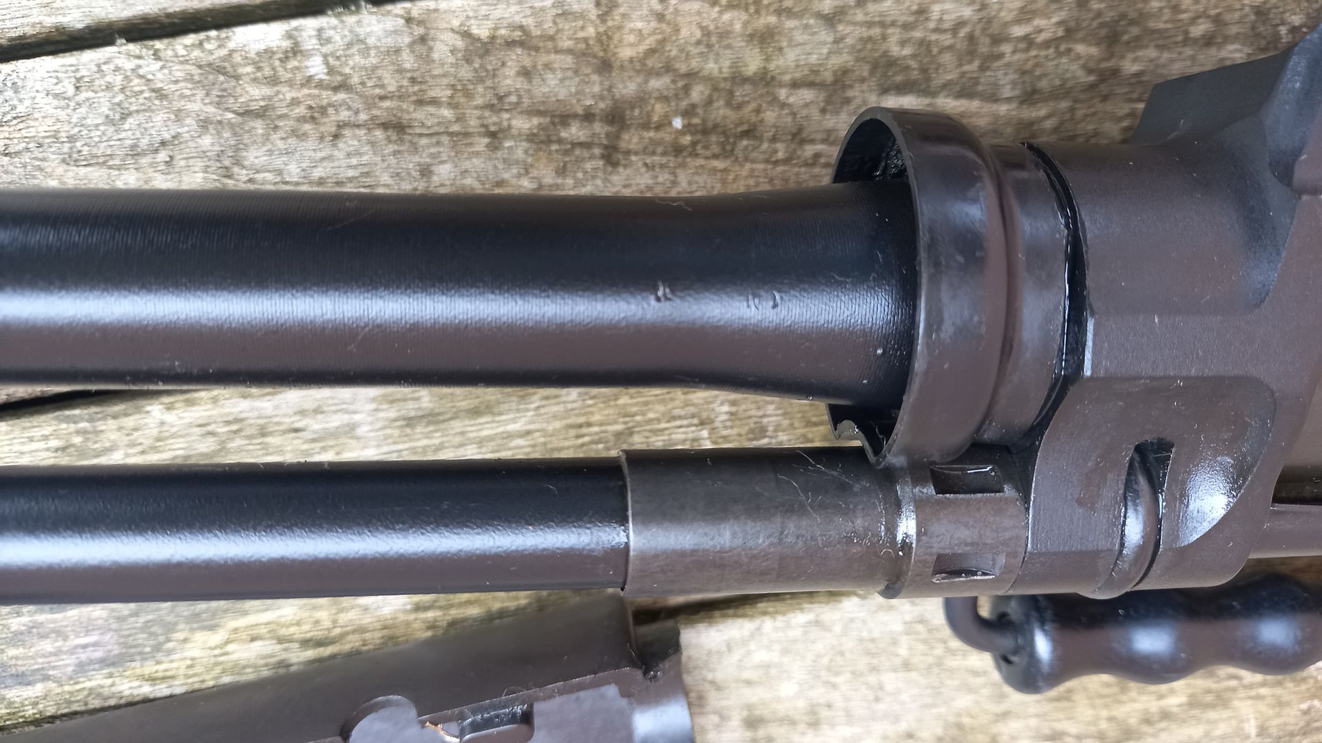 The FN FAL with sandcuts from the MECAR reference collection. | The FAL ...