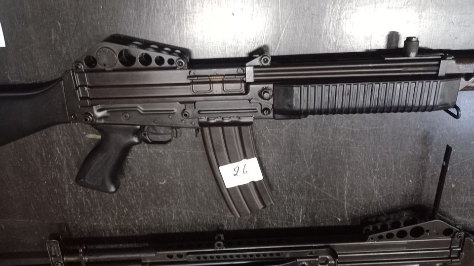 So they walk in with this special STONER M63 for sale, with a ...