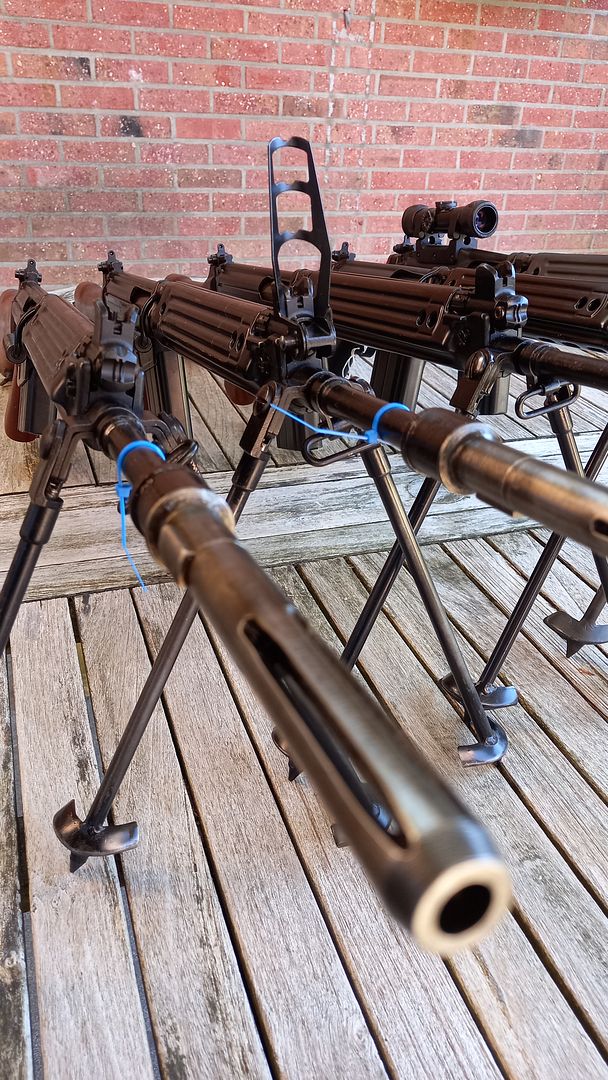 5 original FN G1's, all different, all full auto and 3 from the MECAR ...