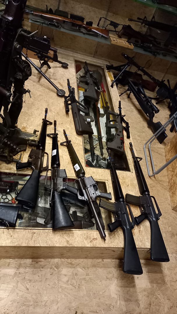 The MECAR reference collection FN FAL M1 serial# "1" for the energa ...