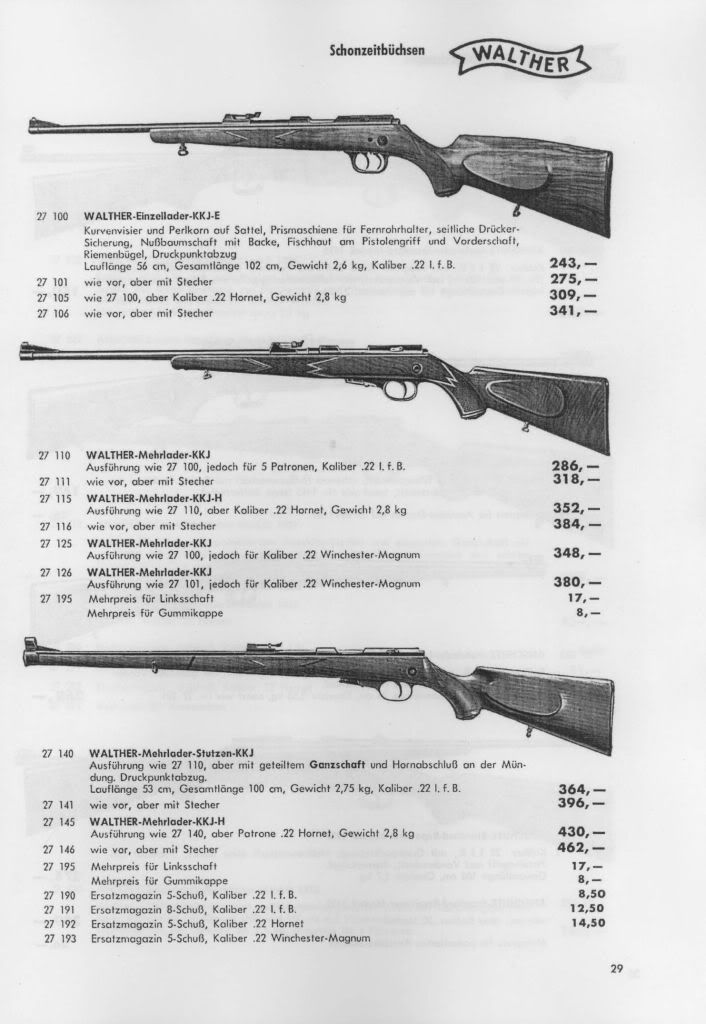 Walther Rifles Newbie questions | Rimfire Central Firearm Forum