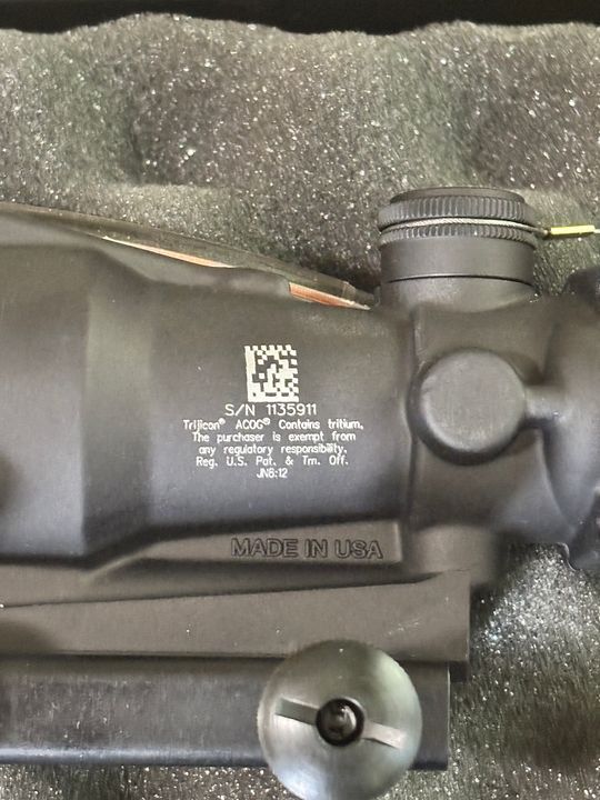 SOLD: - ACOG TA31F Red Chevron New $900 shipped | The FAL Files