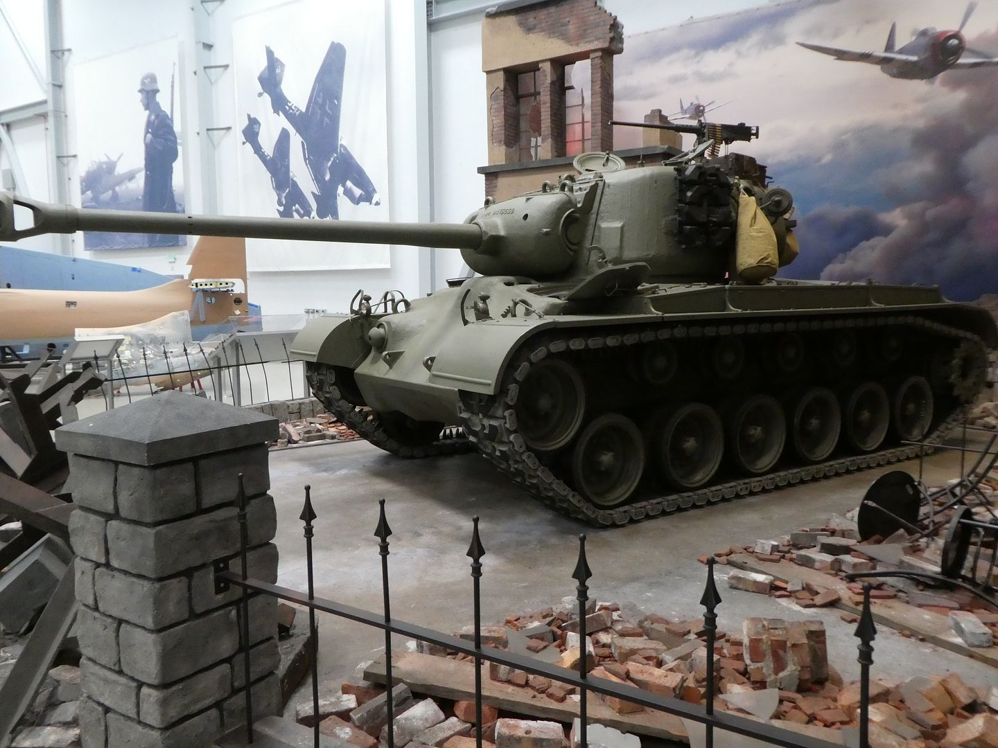 Combat Armor Museum: Pershing Tank Diorama (museum exhibit)