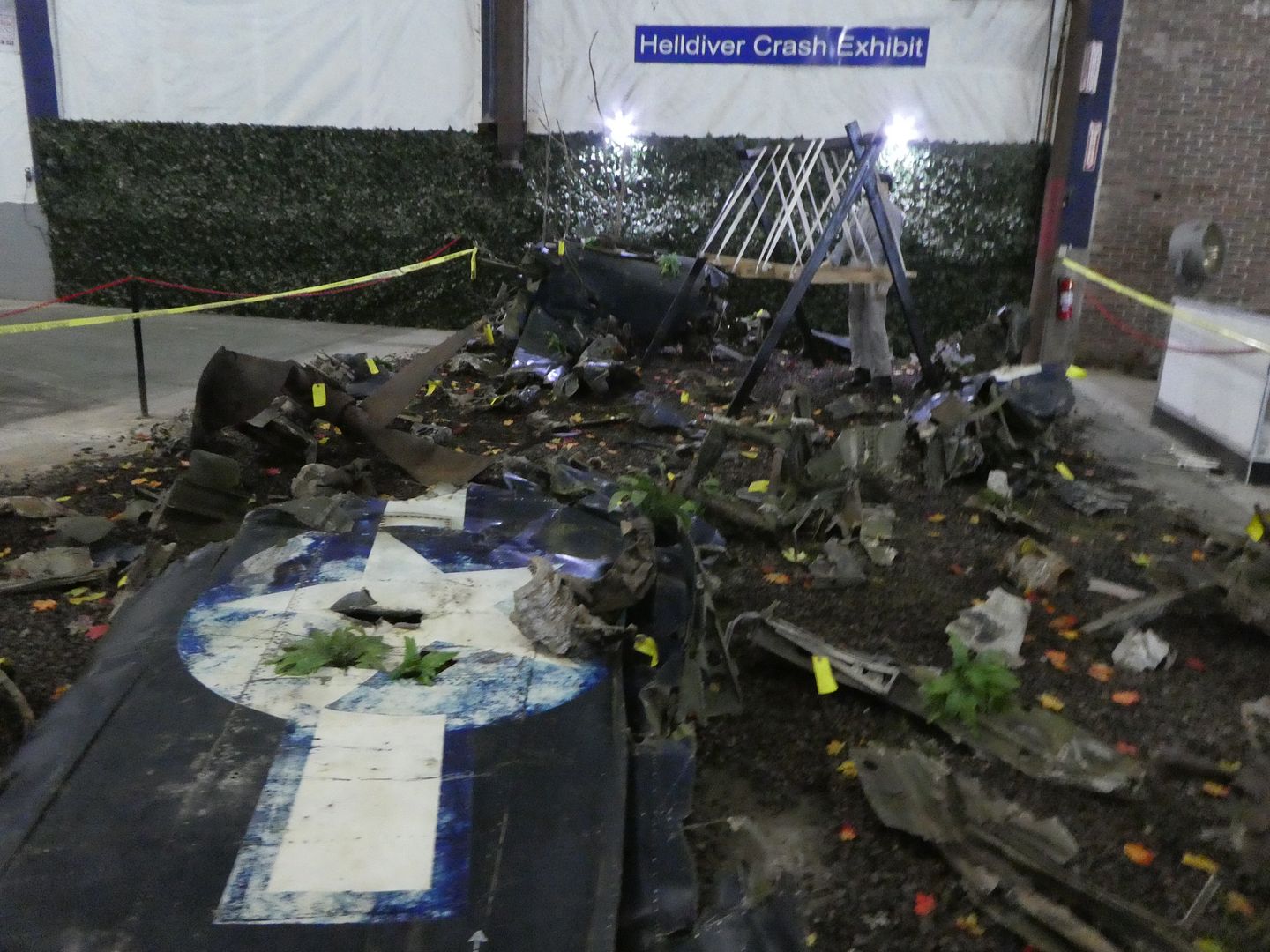 Tillamook Air Museum: Helldiver Crash Exhibit (museum exhibit)