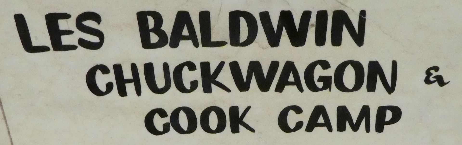 Polson Museum: Chuckwagon cook camp (museum exhibit)