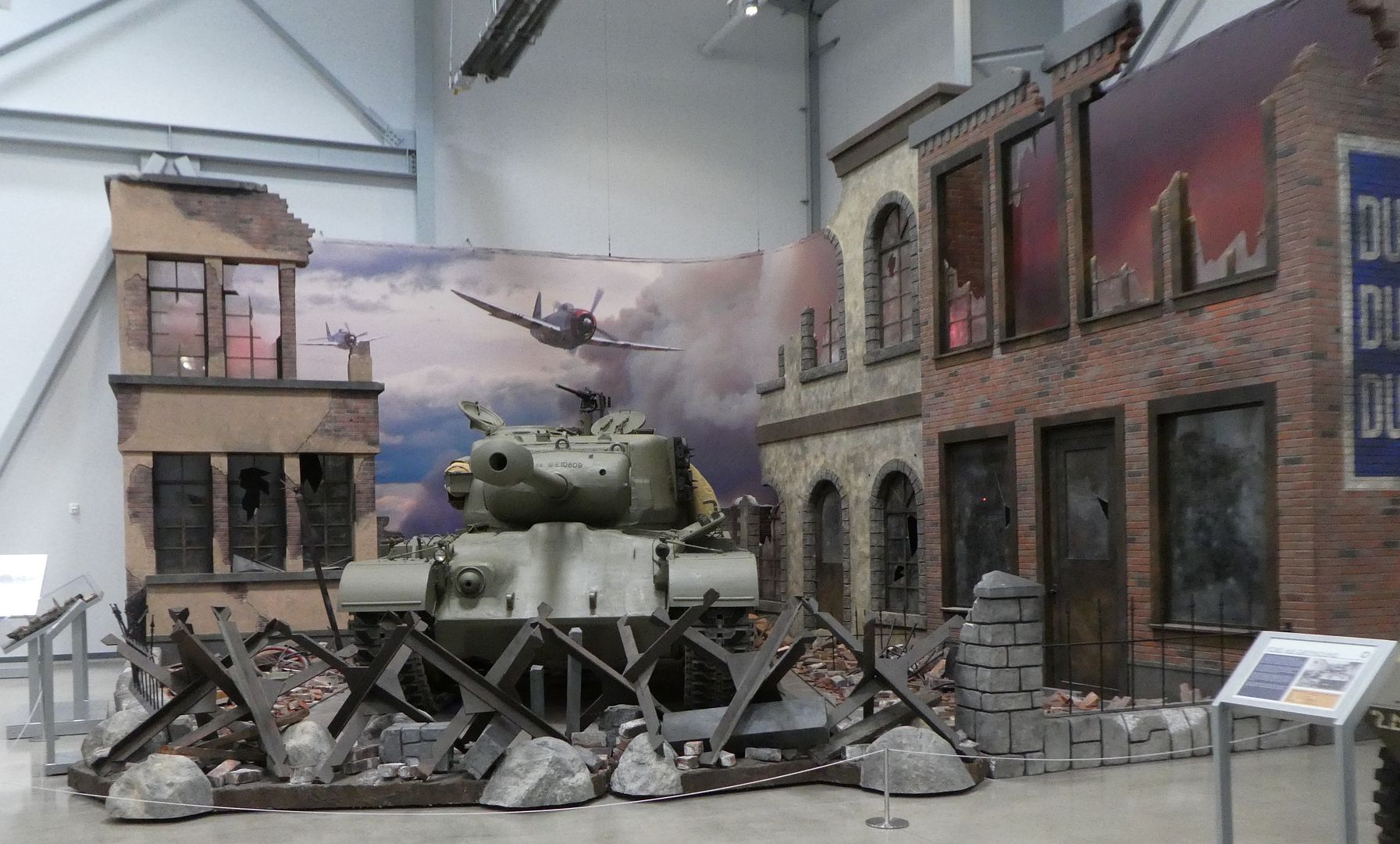 Combat Armor Museum: Pershing Tank Diorama (museum exhibit)