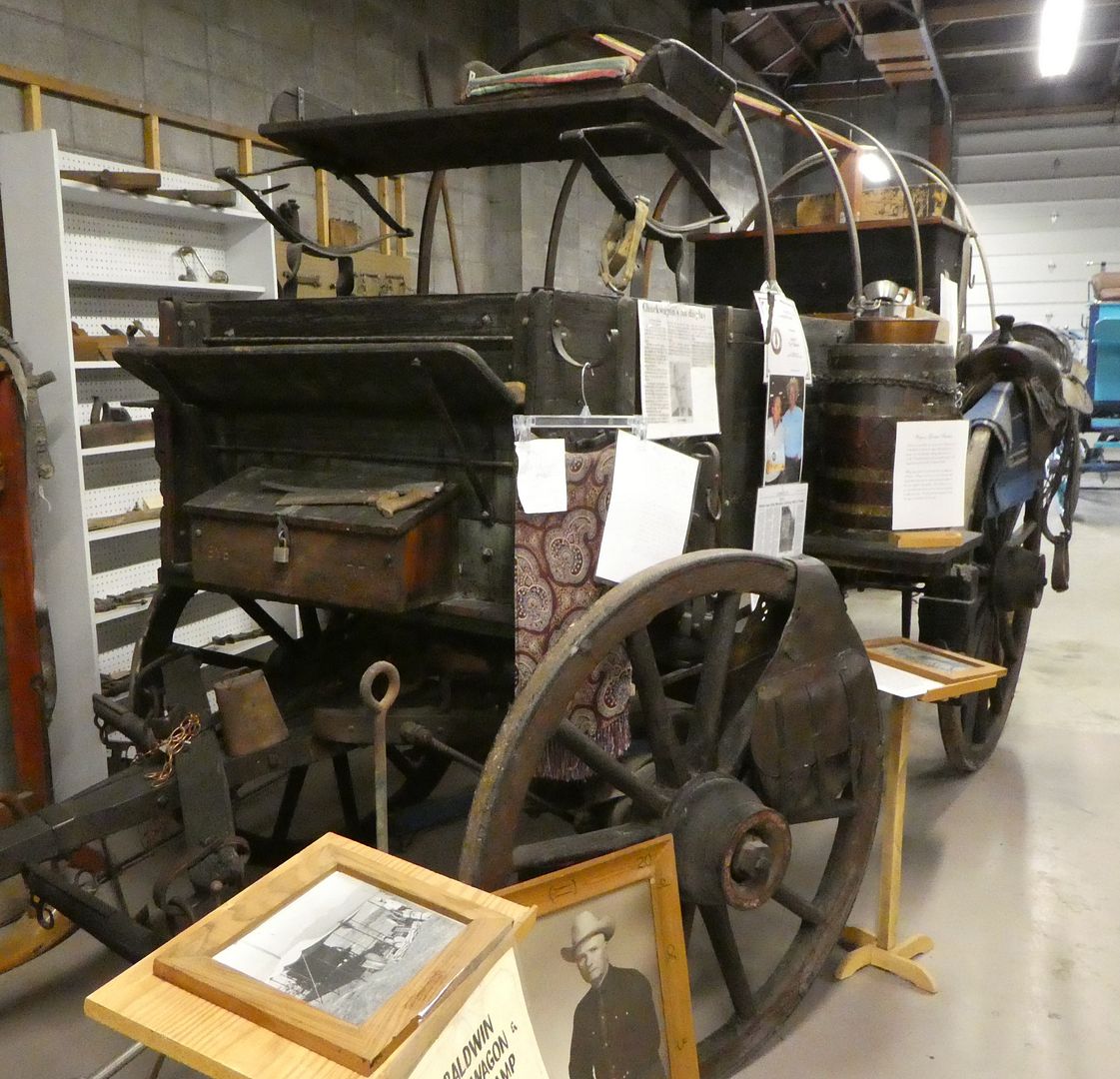 Polson Museum: Chuckwagon cook camp (museum exhibit)