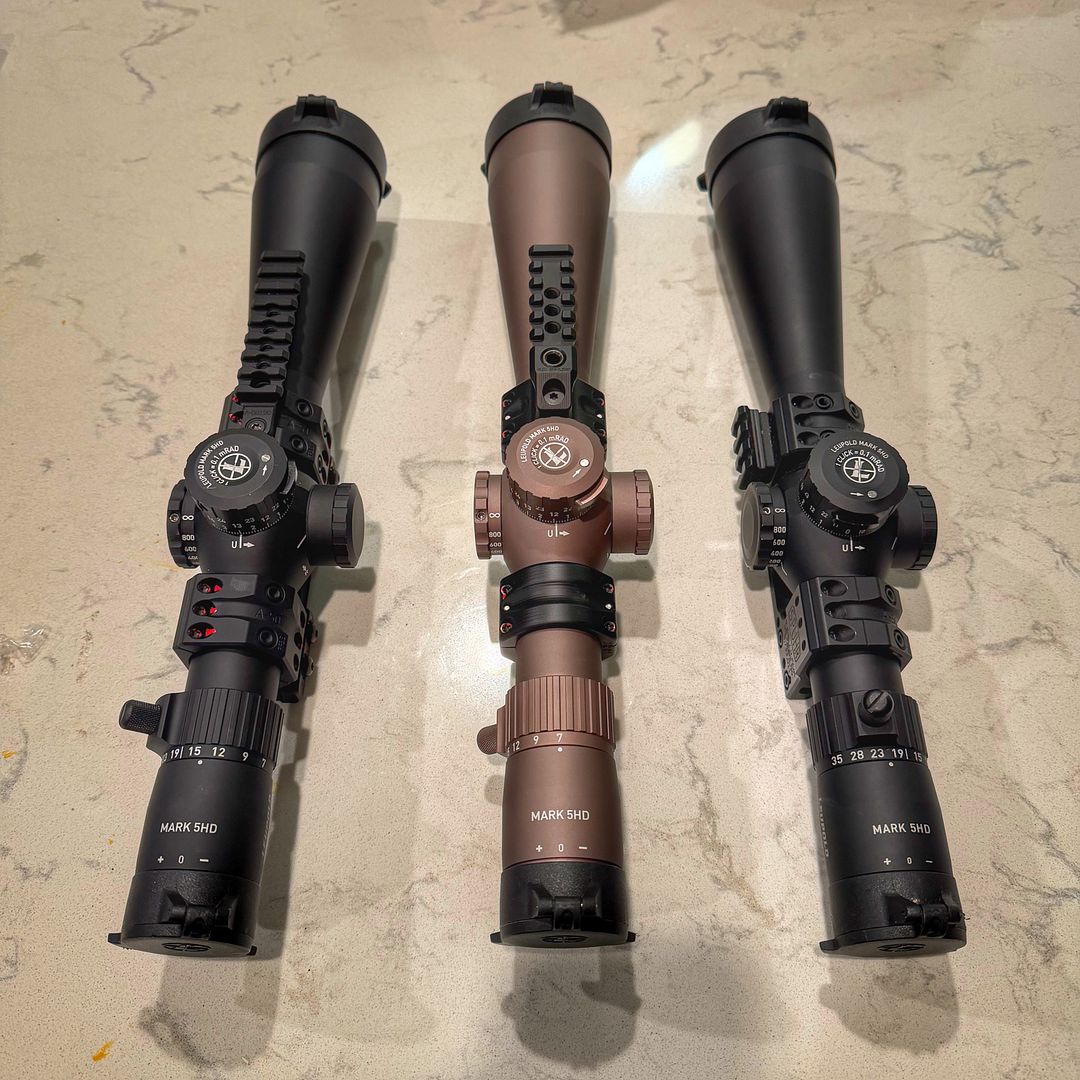 Leupold MK5 7-35x FDE, Tremor 3, Area 419 0 MOA, Diving board have box ...