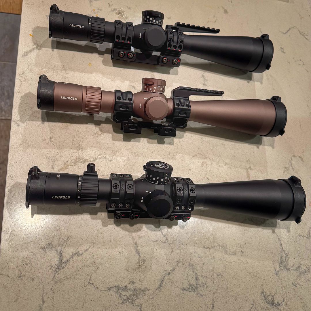 Leupold MK5 7-35x FDE, Tremor 3, Area 419 0 MOA, Diving board have box ...