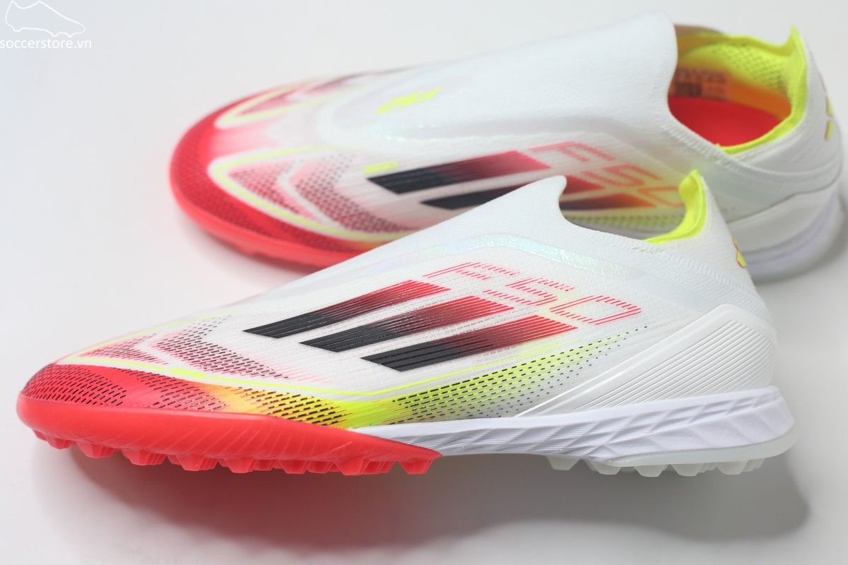 Adidas F50 Pro TF LL không dây màu trắng đỏ JP7204