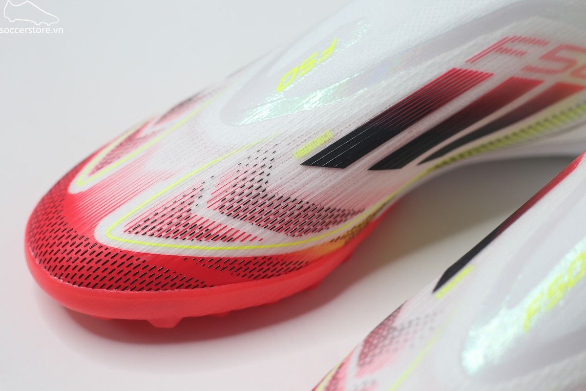 Adidas F50 Pro TF LL không dây màu trắng đỏ JP7204