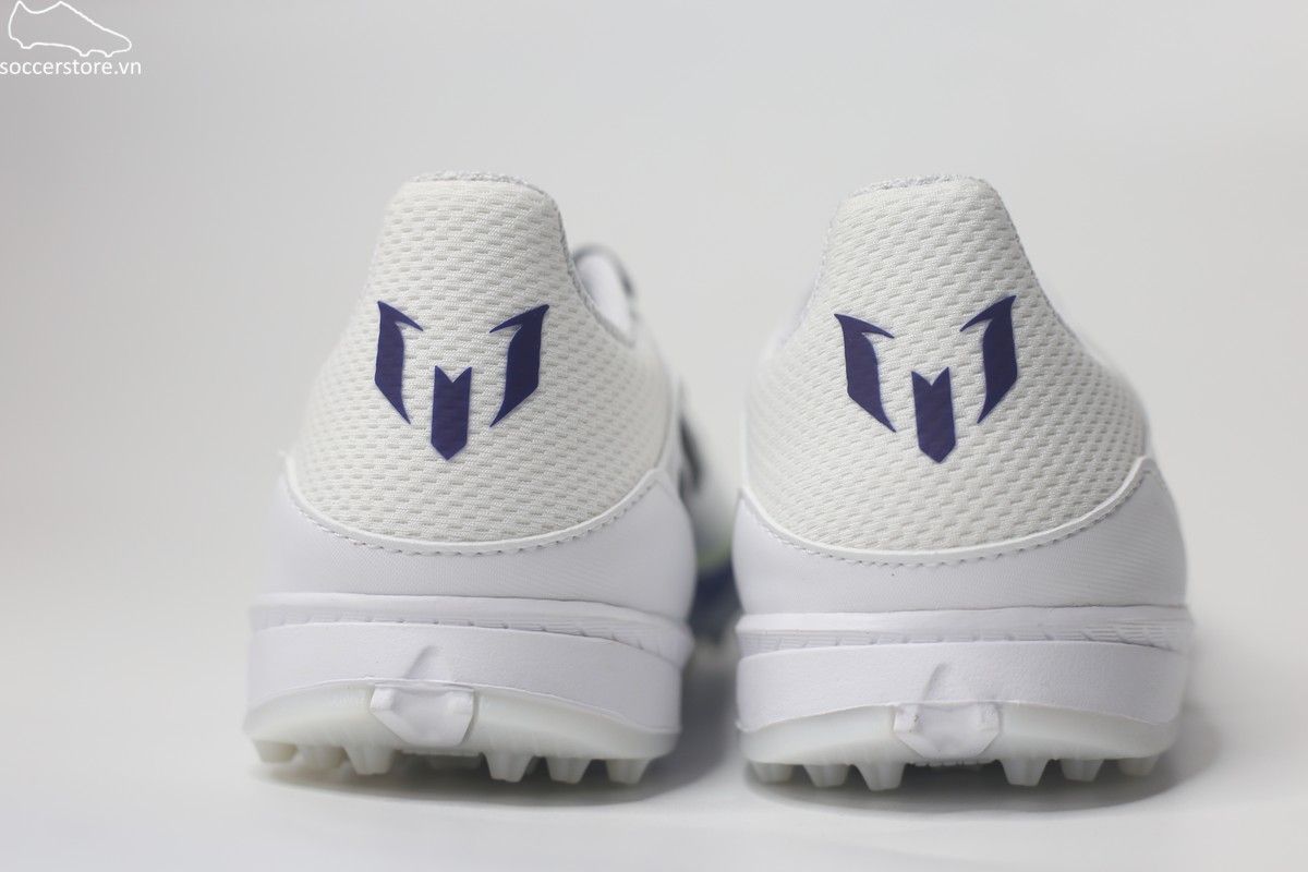 Giày bóng đá trẻ em Adidas F50 League TF J Messi Kids màu trắng đen ...