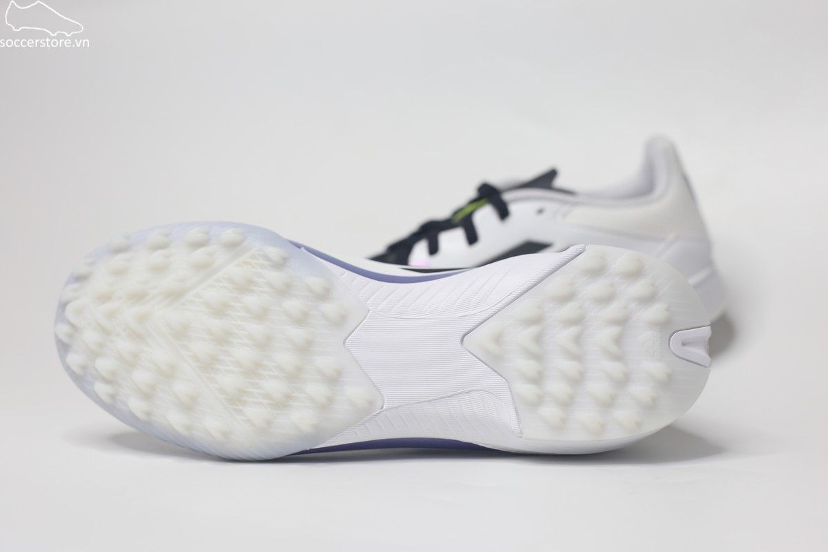 Giày bóng đá trẻ em Adidas F50 League TF J Messi Kids màu trắng đen ...