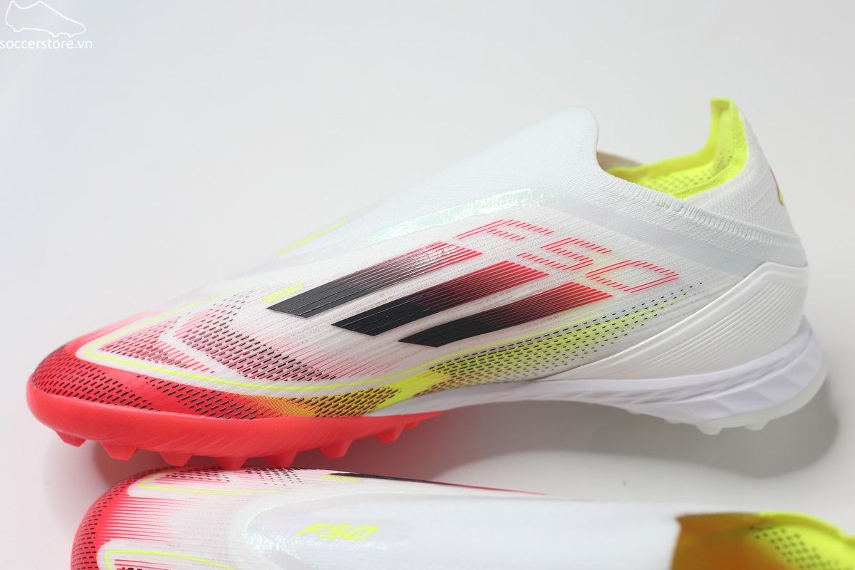 Adidas F50 Pro TF LL không dây màu trắng đỏ JP7204