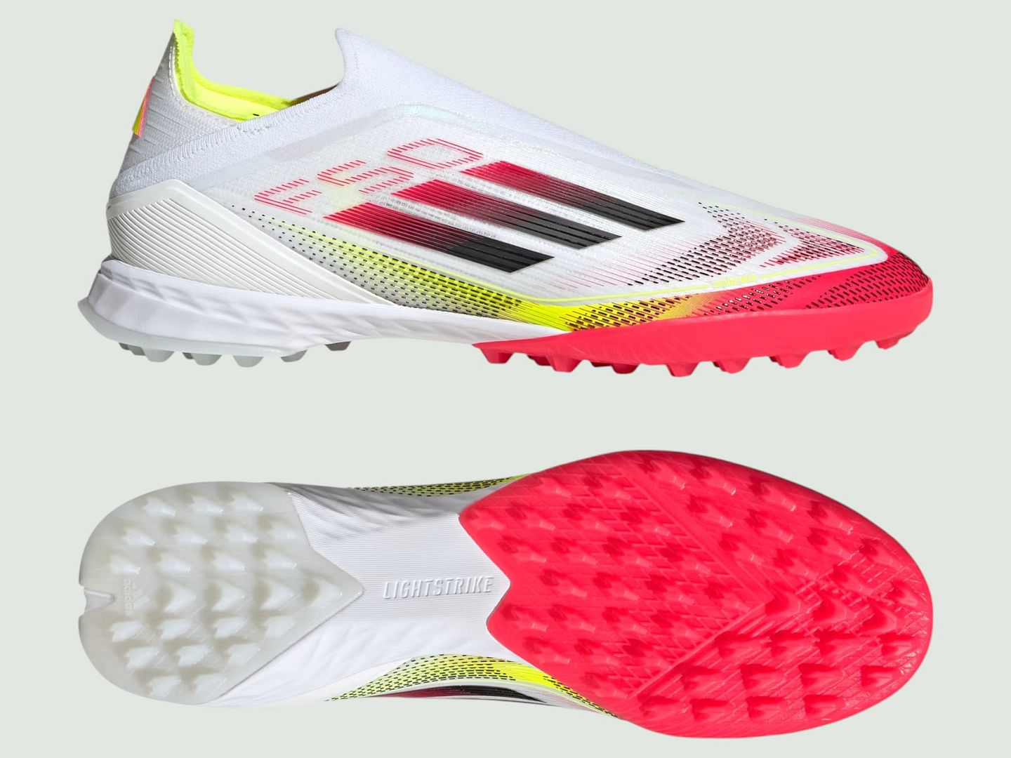 Adidas F50 Pro TF LL không dây màu trắng đỏ JP7204