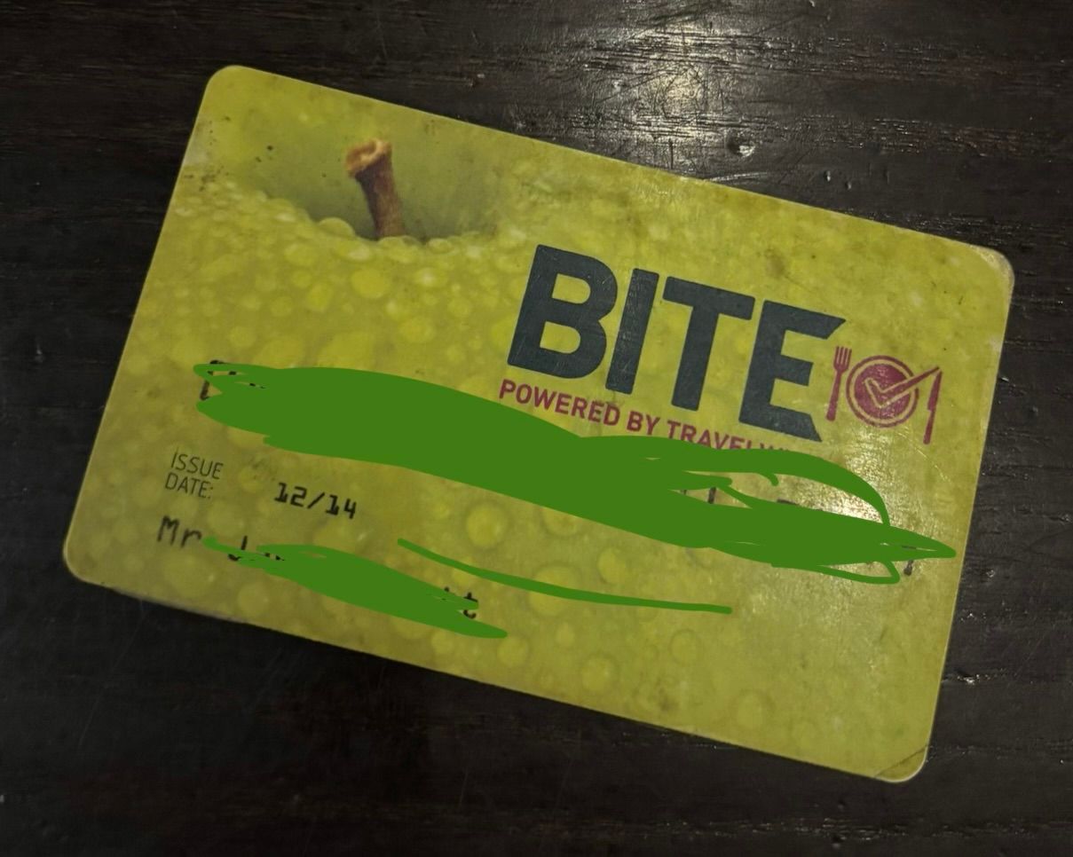 WNXX Interactive • View topic - Bite Card scheme to be closed down