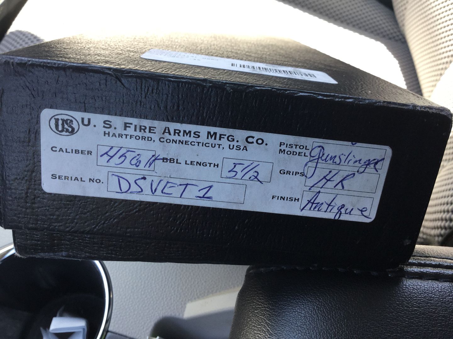 USFA Gunslinger | Colt Forum