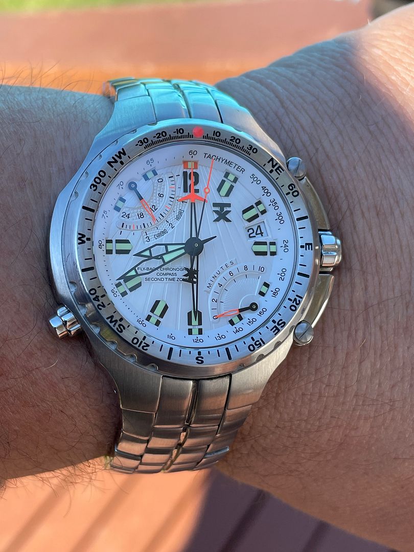 Timex TX Flyback chrono/compass. Timekeeping not working | WatchUSeek ...