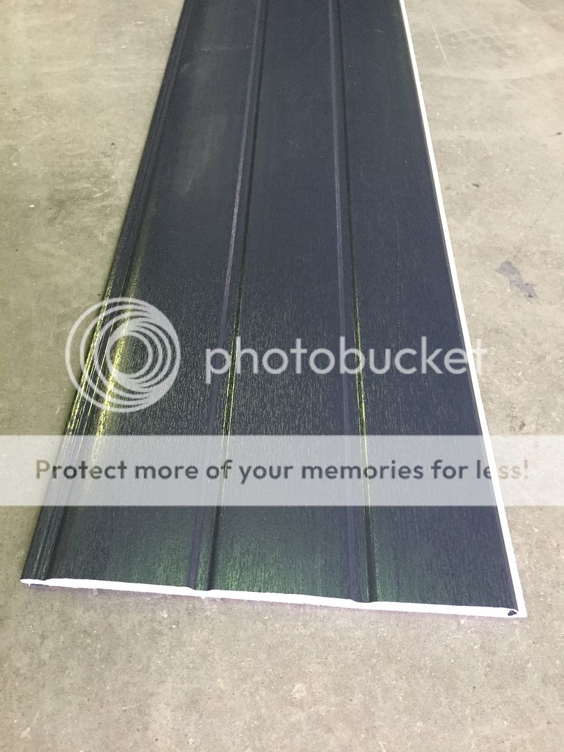 UPVC Hollow Cladding 300mm x 2.5m Ceilings - Soffits - Anthracite Grey ...