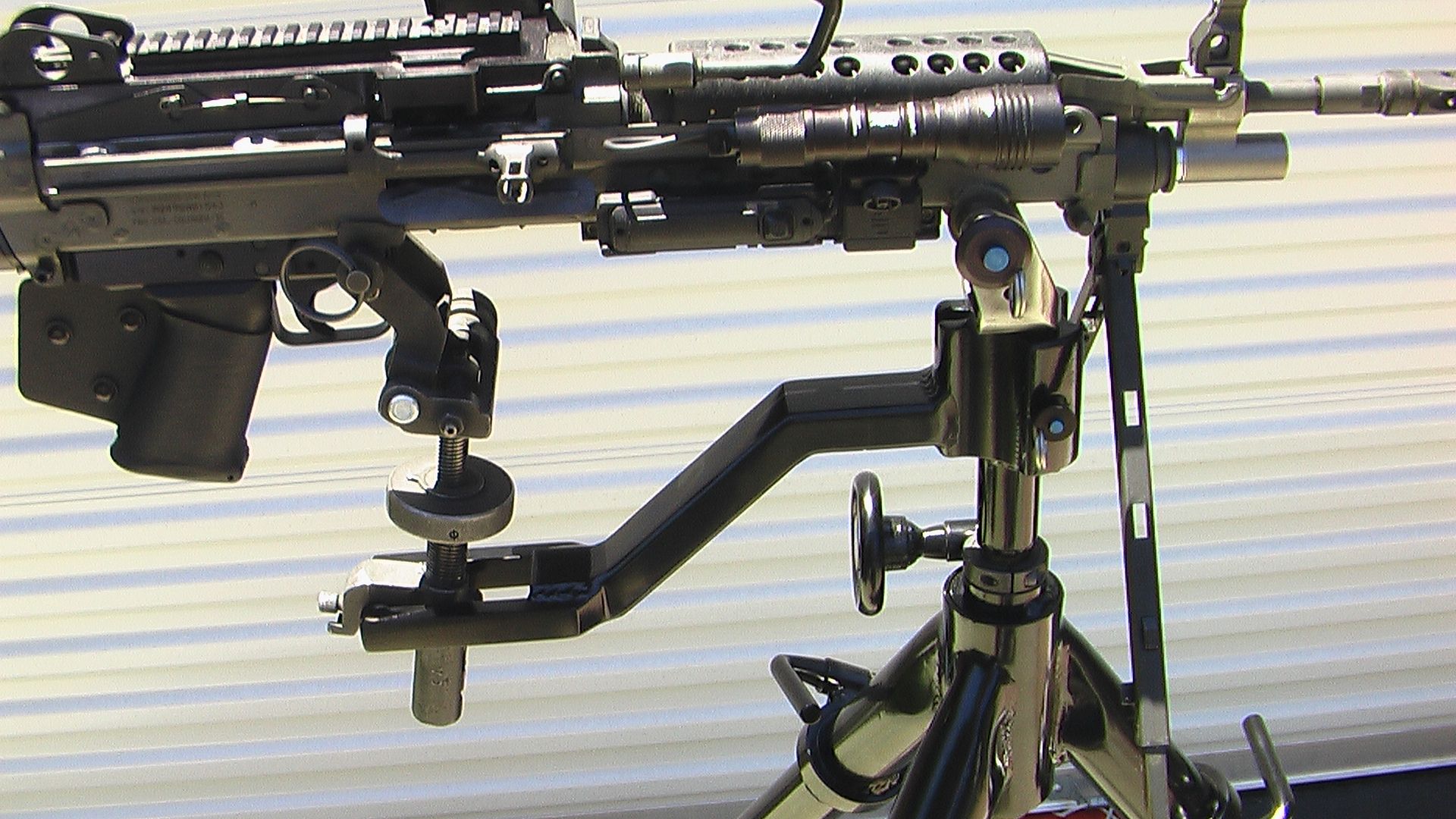 Custom M249 AA Tripod with M2 T&E M249s - Other Gun Accessories & Parts ...