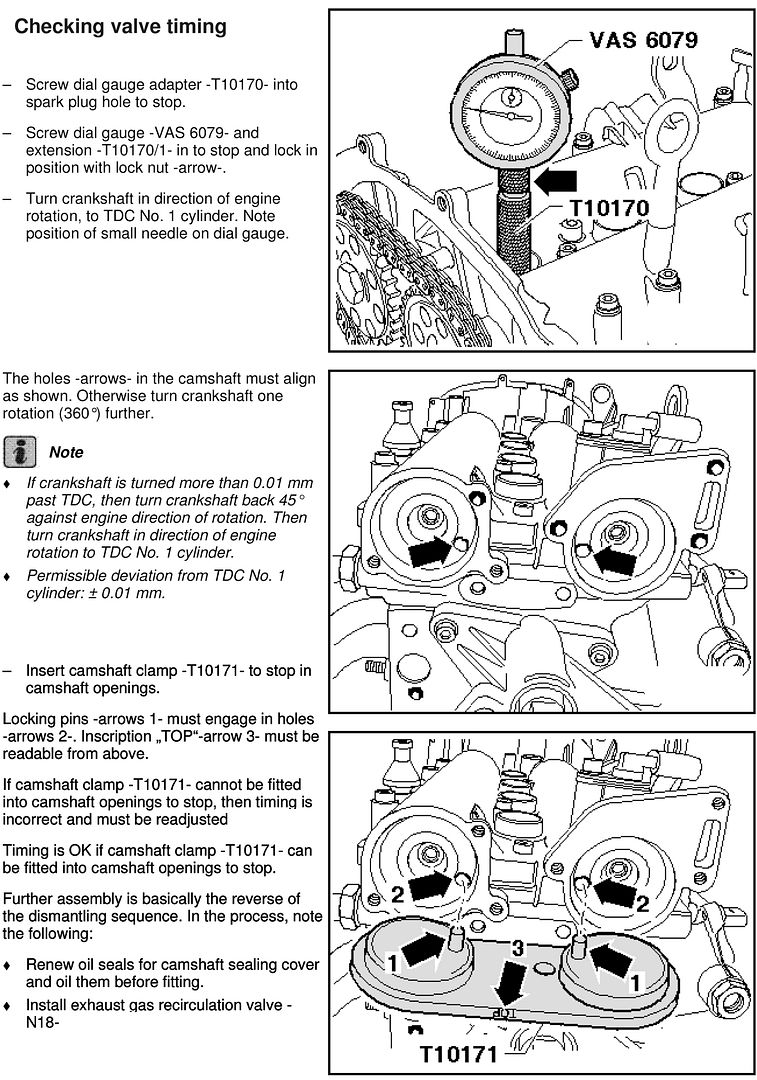 Vw golf 1.6 fsi timing chain replacement has no one ever done one on ...