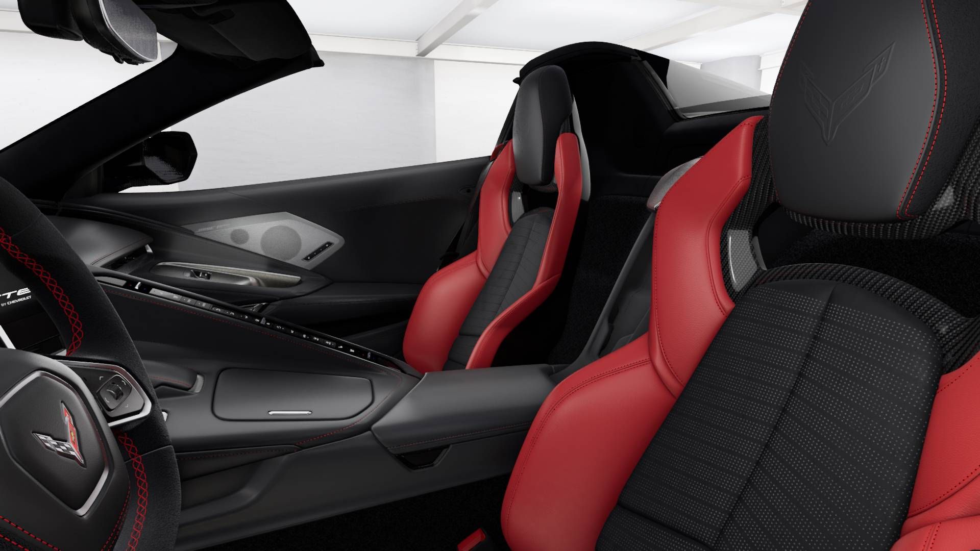 Black 3LT interior with Adrenaline Red seats, only? - CorvetteForum ...