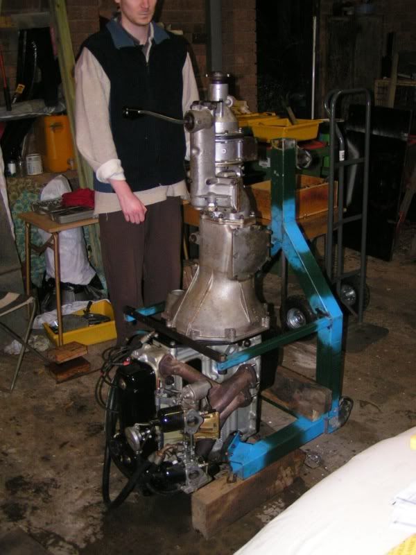 Looking for tips on bolting a 1980 MGB Engine & Gearbox on the floor ...