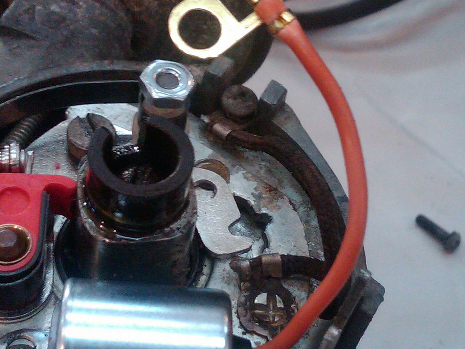 MGA distributor terminal bush and ground wires : MGA Forum : The MG ...