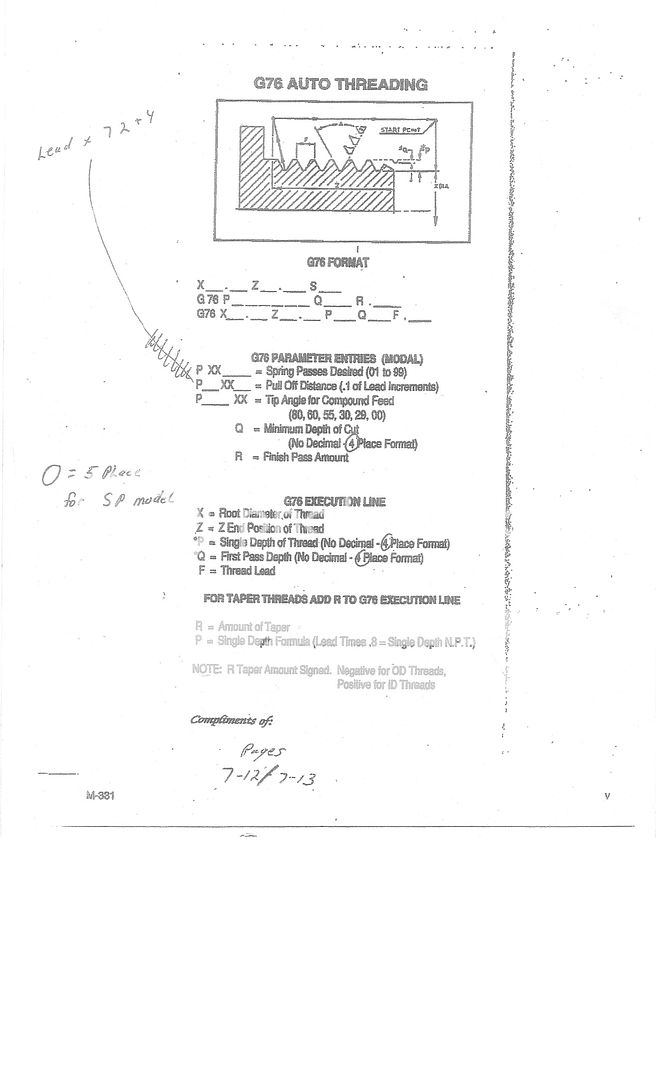 CNC Machining | G76 | Practical Machinist - Largest Manufacturing ...