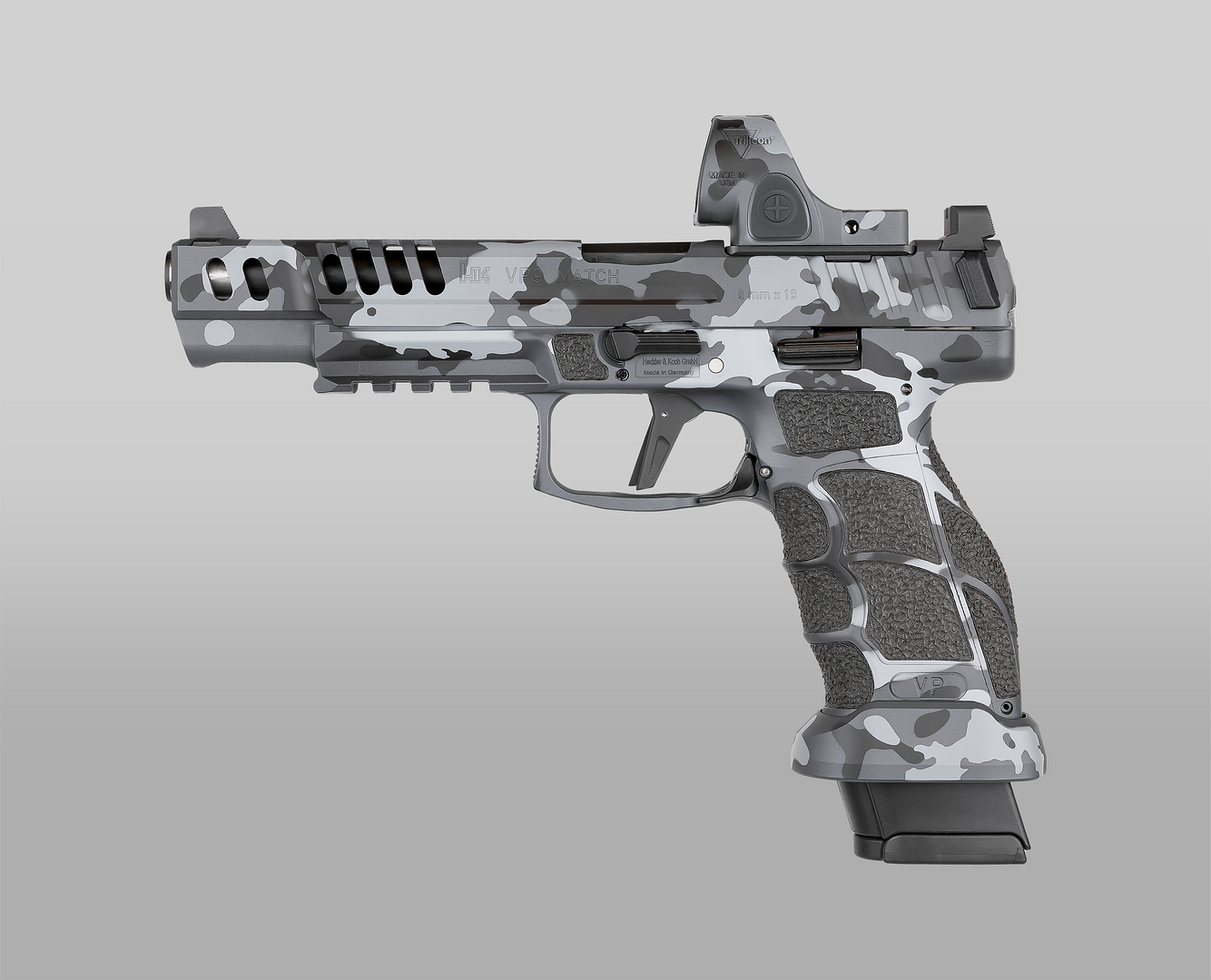 HK VP9 Match Custom - Urban Camo - w/ Trijicon SRO - Semi Auto Pistols ...