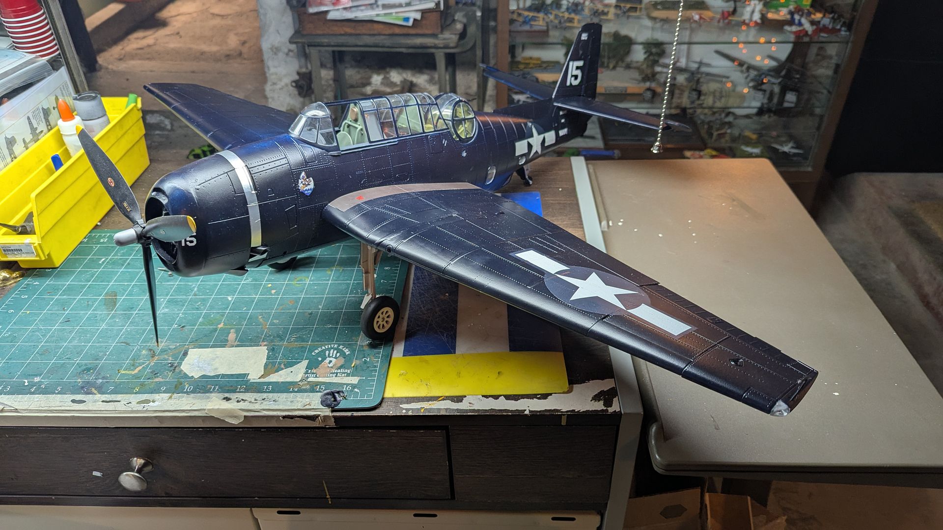 1/18 TBF Avenger Conversion to TBM - Works in Progress - Large Scale Planes