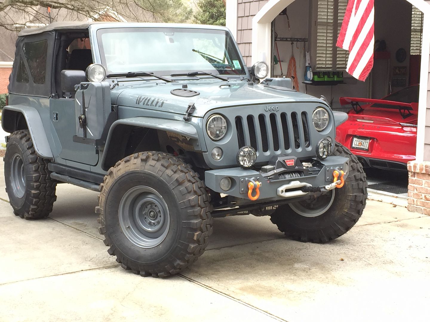 White Retro CJ Wagon Wheels | Jeep Wrangler Forum