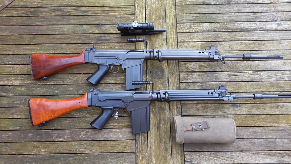 Achtung!! 2 super nice German FN G1's with BGS scope and ERMA 22LR kit ...