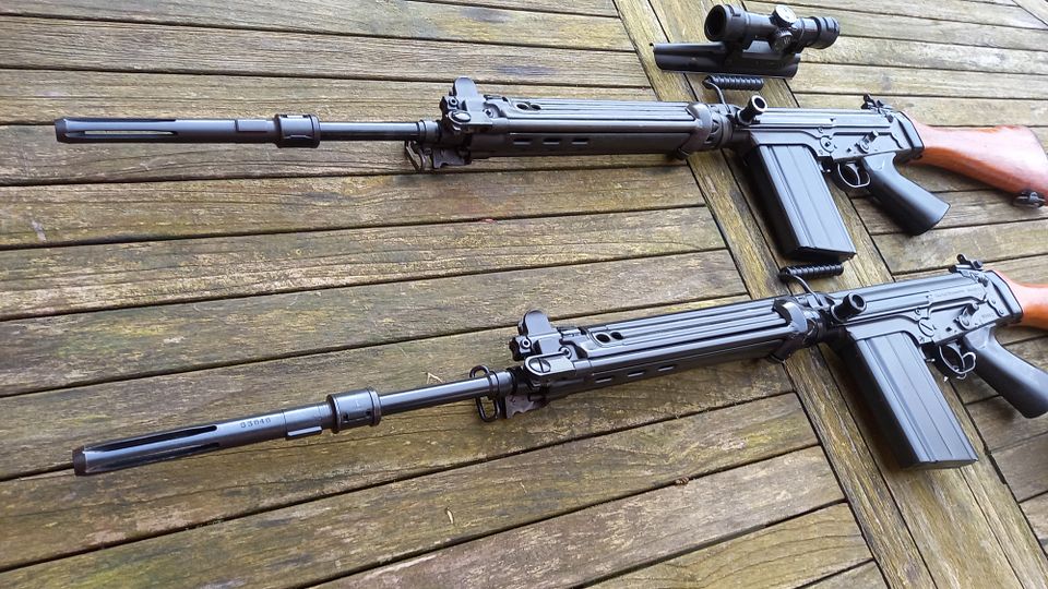 Achtung!! 2 super nice German FN G1's with BGS scope and ERMA 22LR kit ...