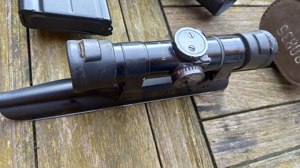 Achtung!! 2 super nice German FN G1's with BGS scope and ERMA 22LR kit ...