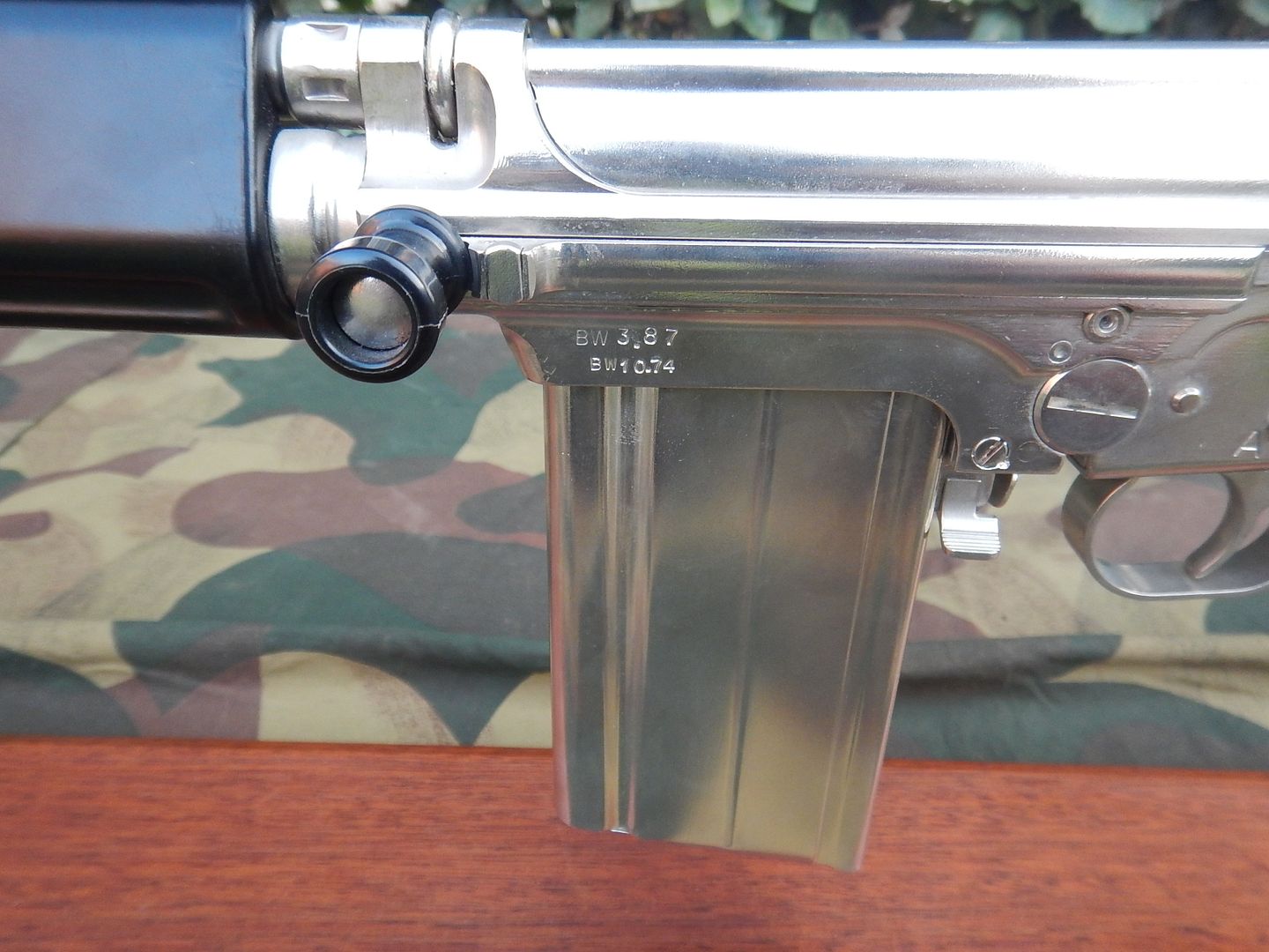 Exceptional rare didactical Dutch silverplated FN FAL, Cutaway model ...