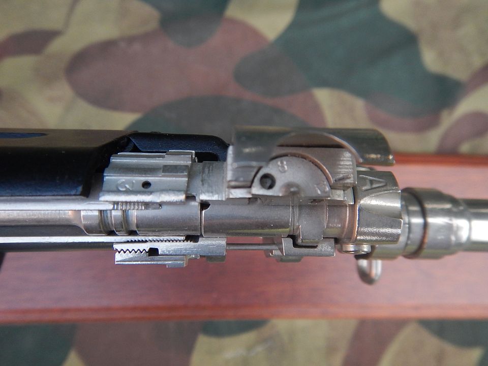 FN FAL "cutaway" didactique. Contract Hollande. original nicle plated