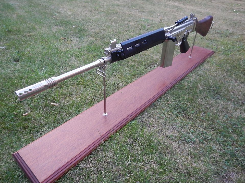 FN FAL "cutaway" didactique. Contract Hollande. original nicle plated