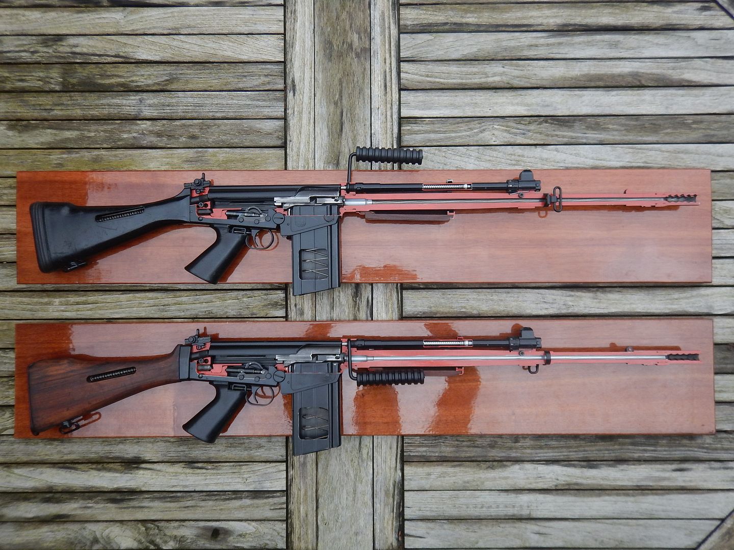 Dutch Army FN FALO shooting competition cutaways. Rare & nice ; ) | The ...