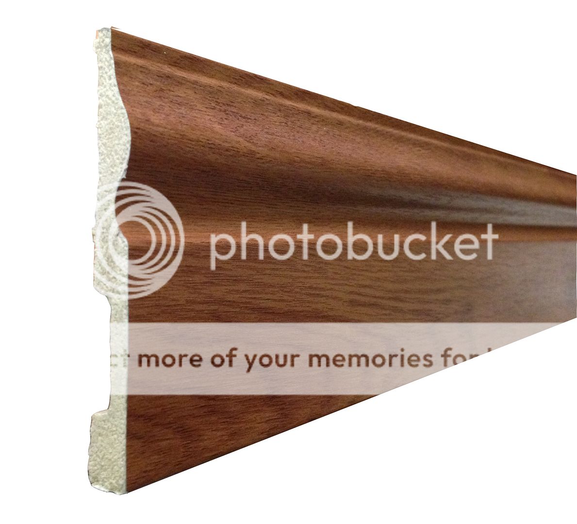 2.9mtr Plastic Skirting Torus / Ogee PVC Board 100mm 4" or 140mm 5.5 ...