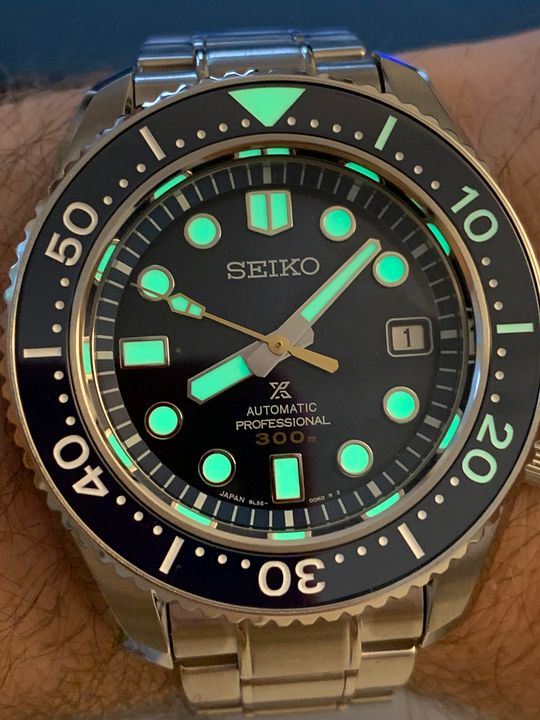Seiko SLA023 Blue MM300 + StrapCode Bracelet | WatchUSeek Watch Forums