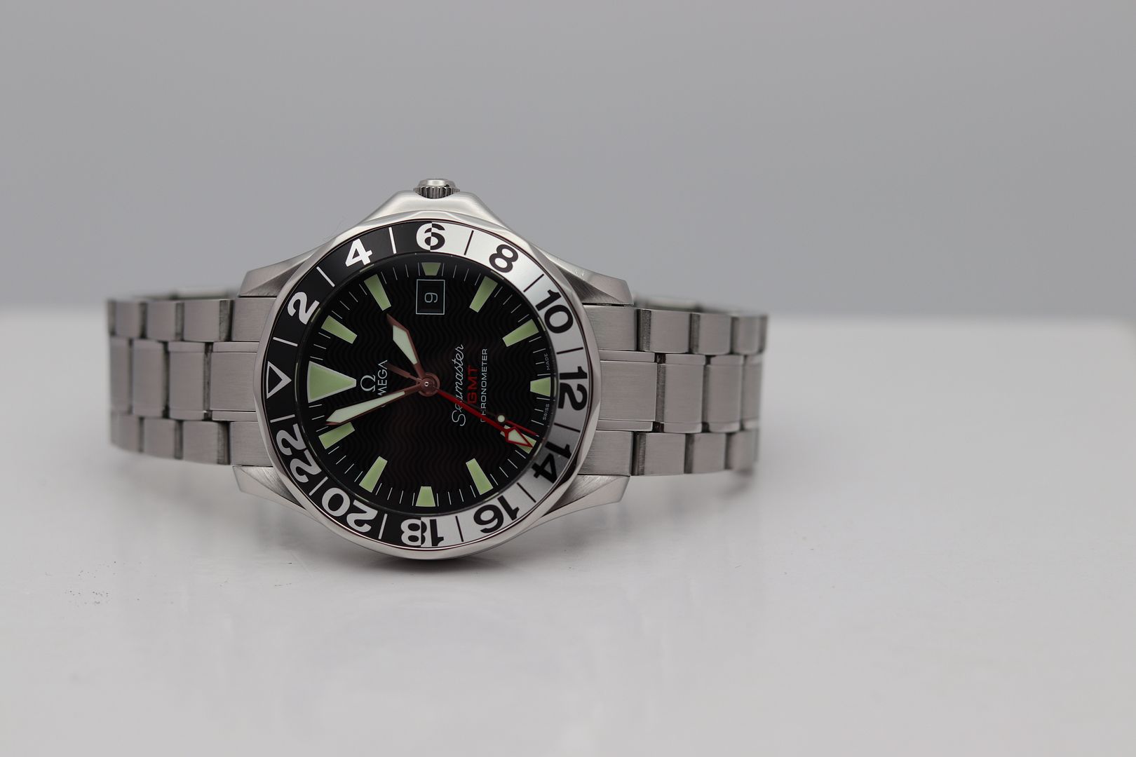 SOLD SALE! Omega Seamaster Pro SMP 300M GMT 2234.50 Full Size 41mm ...