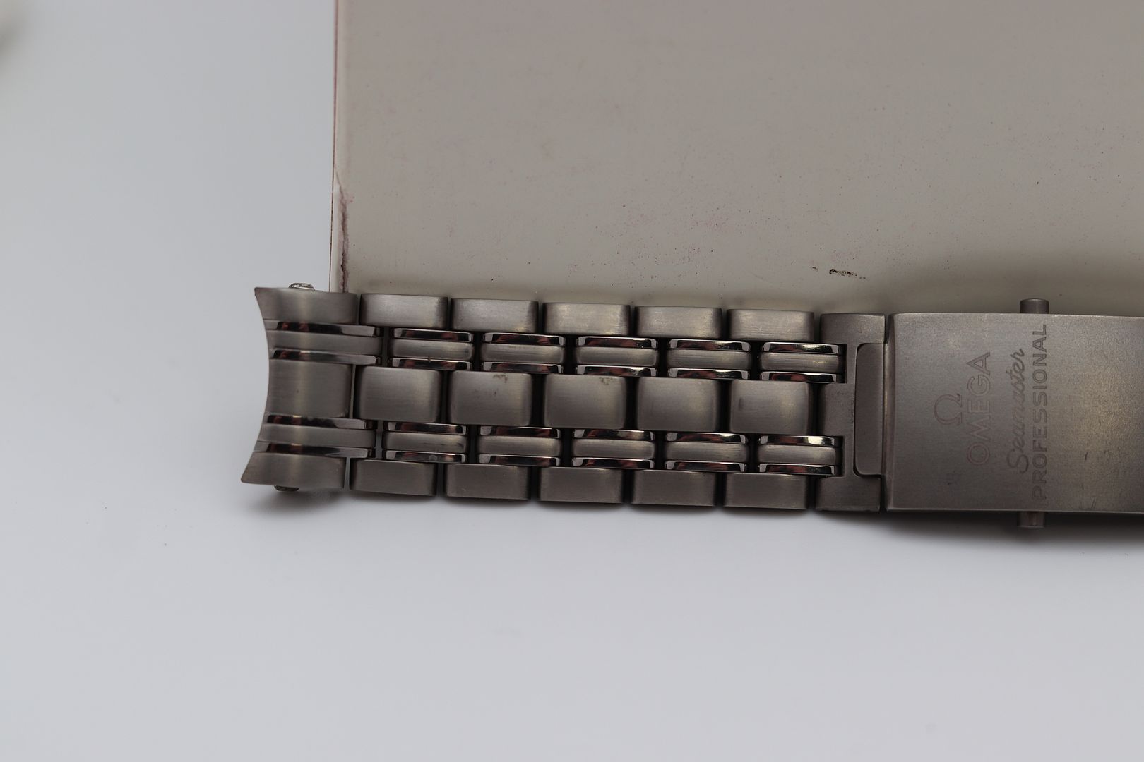 SOLD Omega Seamaster Pro Titanium Chronograph 20mm Bond Bracelet Ti ...