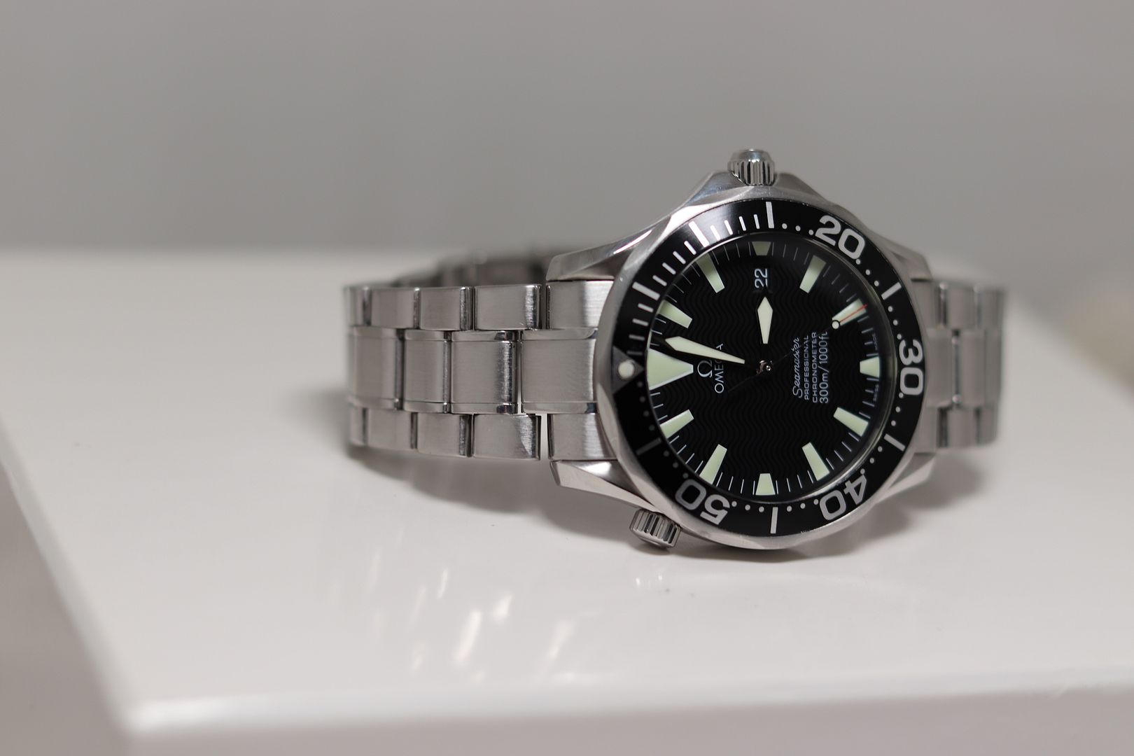 SOLD Omega Seamaster Pro 300M SMP 2254.50 Black Wave Dial "Peter Blake ...