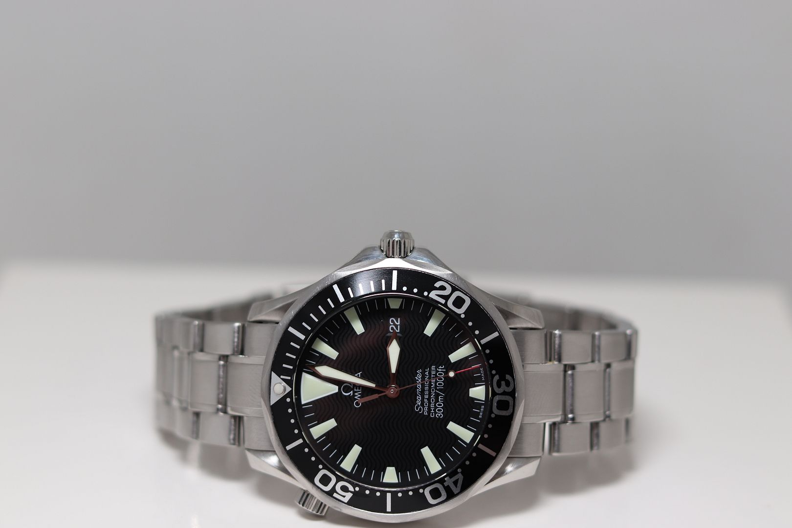 SOLD Omega Seamaster Pro 300M SMP 2254.50 Black Wave Dial "Peter Blake ...