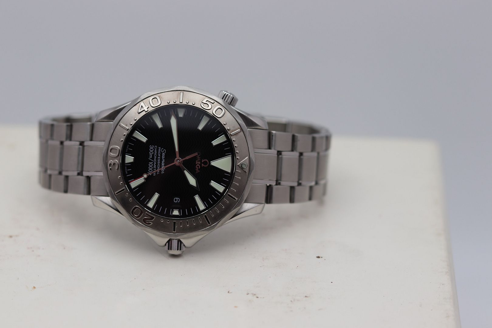 SOLD Omega Seamaster Pro 300M SMP 2230.50 Non-AC Black Wave Dial Sword ...