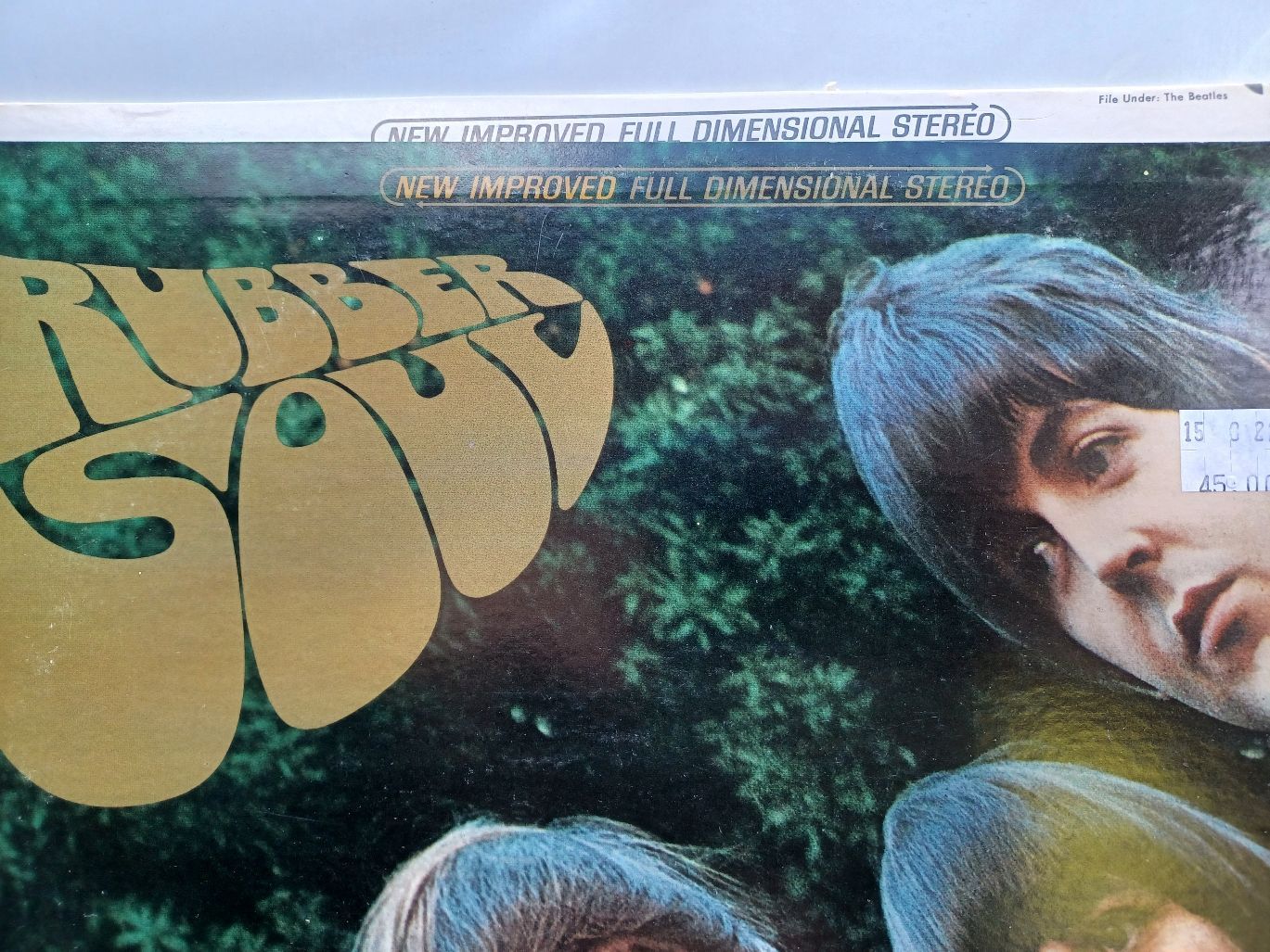 RS USA double stereo banner sleeve - Beatles Collecting